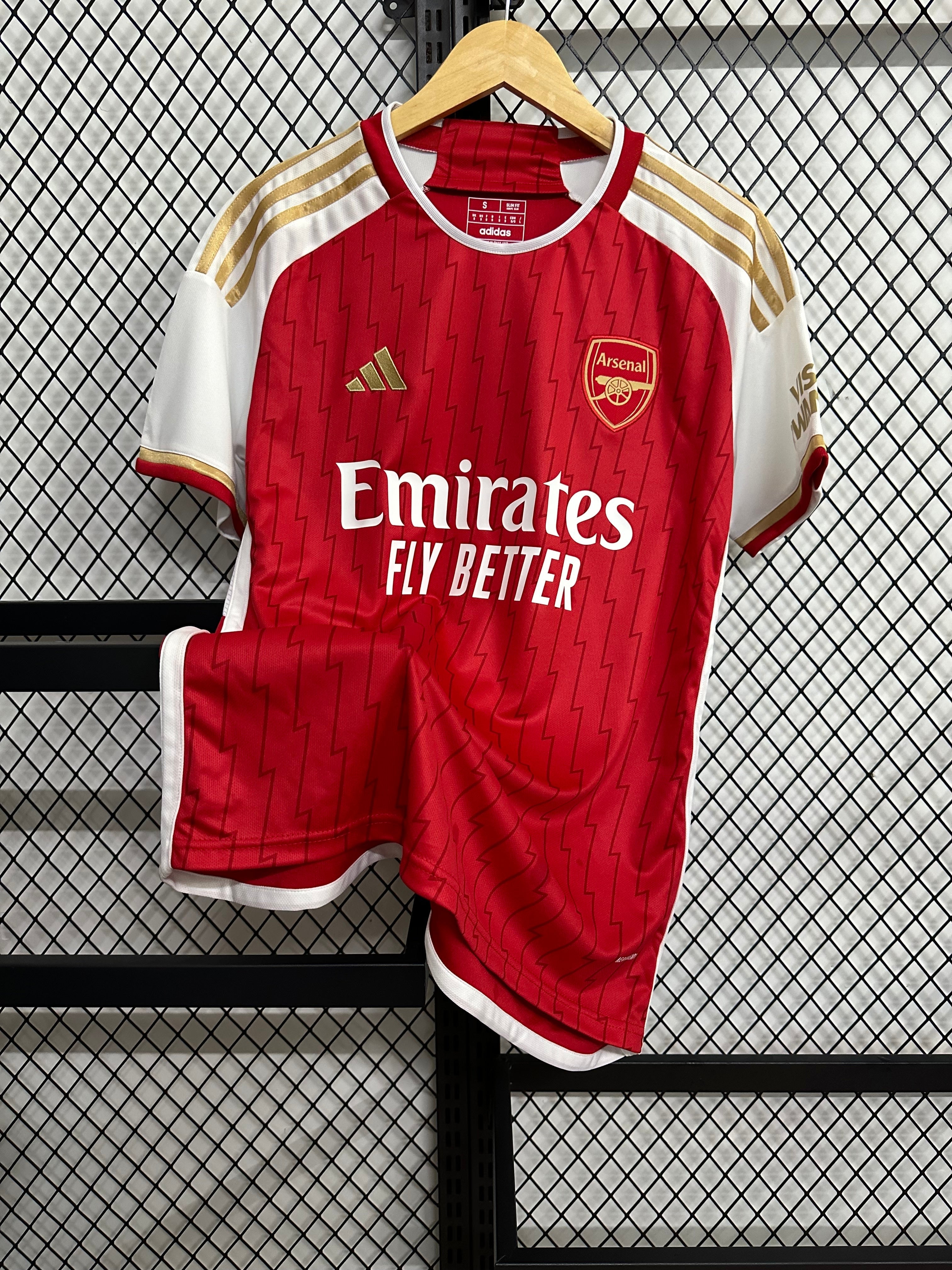 Arsenal Home Kit 2023/24 – Red & Gold Edition – Jersify House